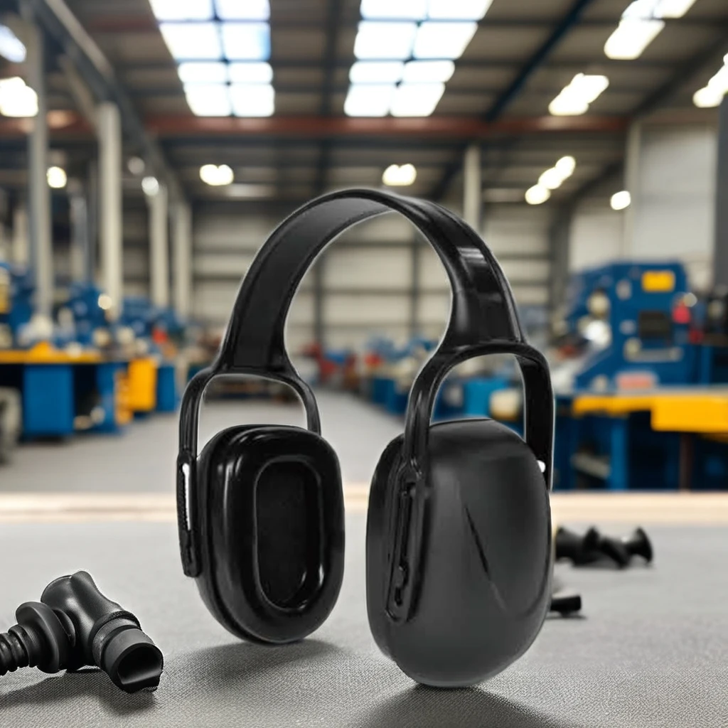 ANSI CE AU Certified Industrial Safety Earmuff Sound Cancelling Ear ...