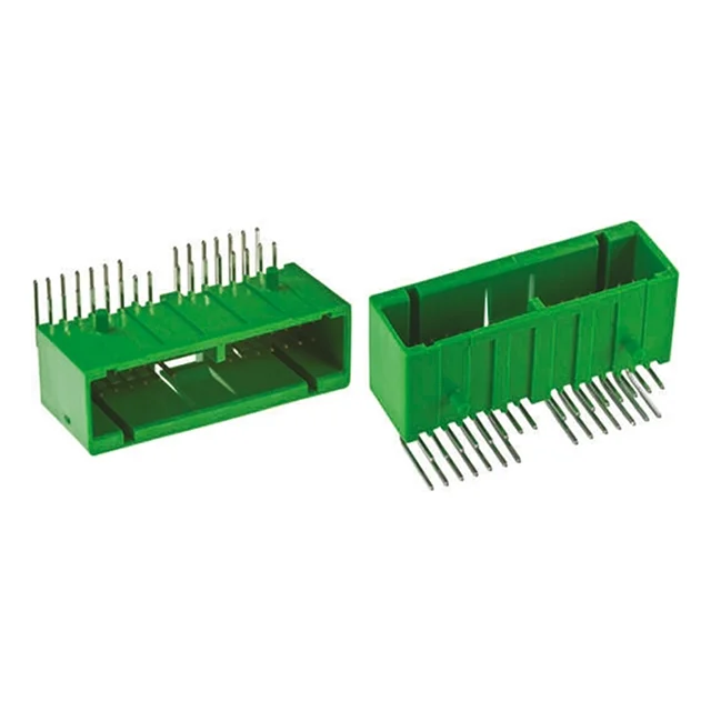 22 Pin Pcb Connector Right Angle Wire To Board Pin Connector Pbt Male ...