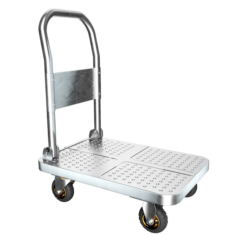 150kg Load Industrial Steel Heavy Duty Foldable Platform Hand Trolley ...