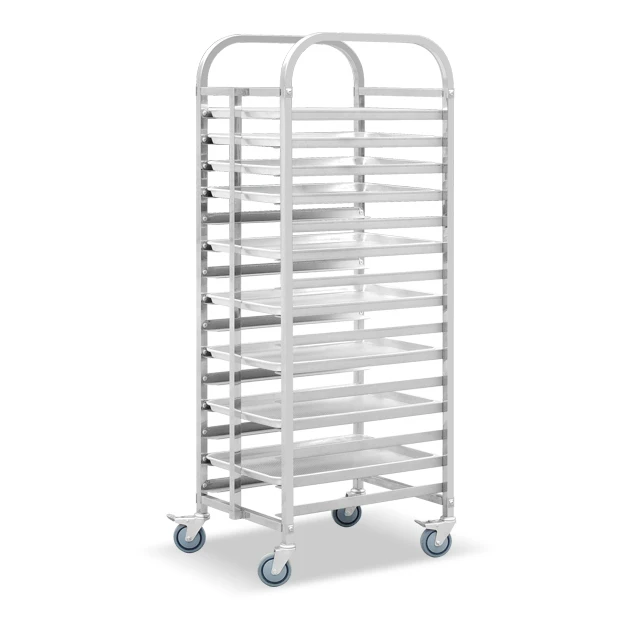 Stainless Steel Kitchen Trolley Industrial Gn Pan Trolley Aluminum ...
