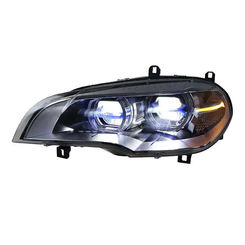 Upgrade Plug And Play Angel Eyes Full Led Headlamp Headlight For Bmw X5 ...