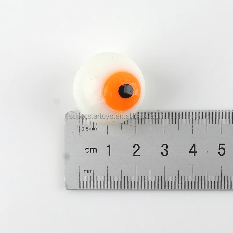 Squeeze Spooky Capsule Squishy Eyeball TPR Creative Mini Sticky Stress ...