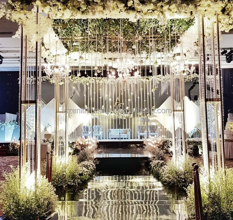 Ceremony Stage Decoration - Mandap Arch & Foldable Mandap