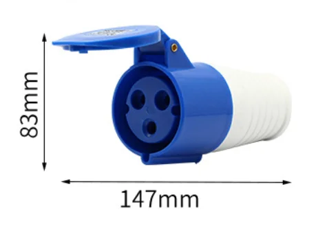 32a Blue Cee Socket To Schuko Power Plug,Adapter - Buy Ev Charger ...