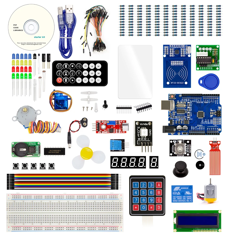 RoboWiz Super R3 Arduino Starter Kit for Beginner Projects, OEM