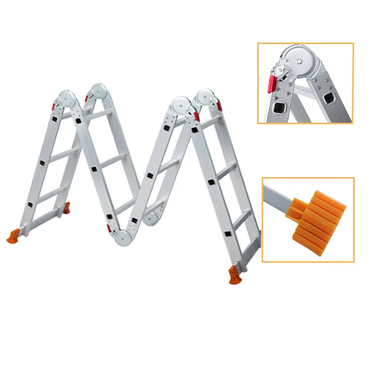 Aluminum Folding Multifunctional Ladders - Durable & Versatile
