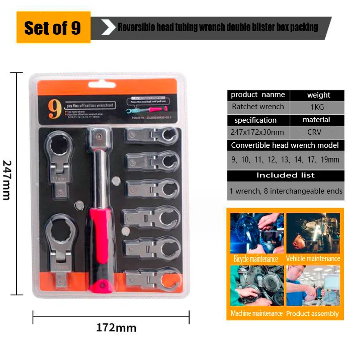 Interchangeable Torque Wrench Spanner Ratchet Wrench Torque Multiplier ...