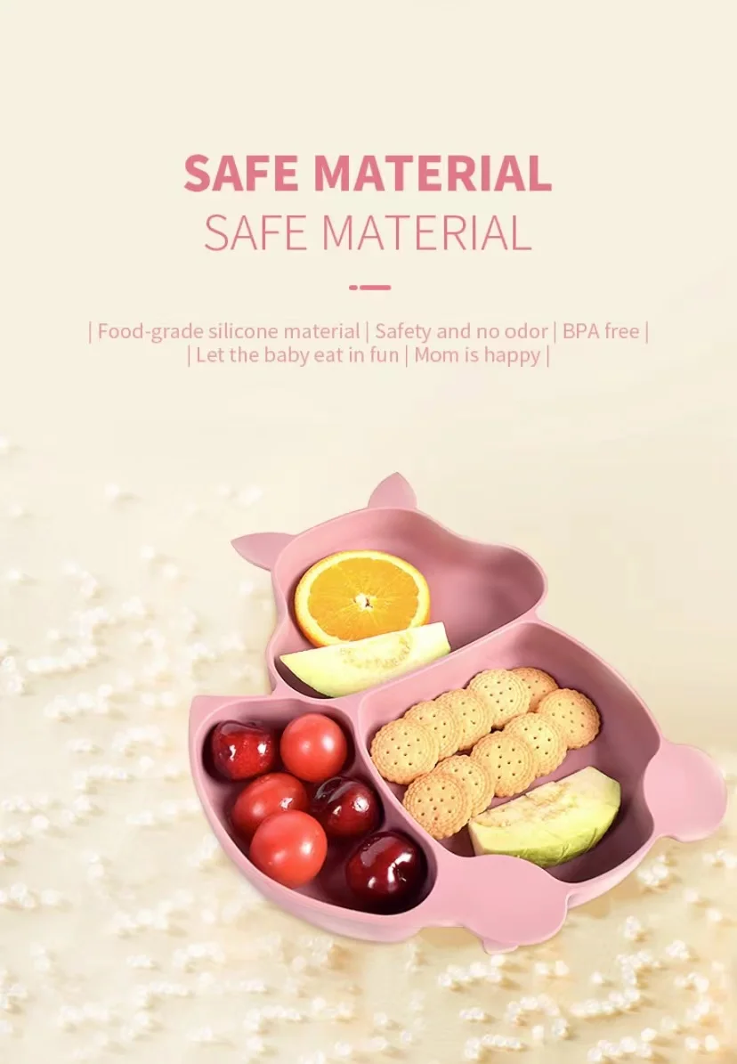 Kids Silicone Tableware For Kitchen Set Toy Pretend Play With Color Box ...