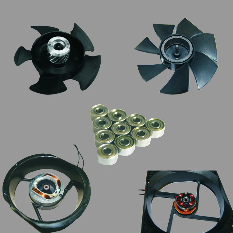 5V 12V 24V Industrial Wall Mounted Small DC Motor Exhaust Fan 40*40 ...