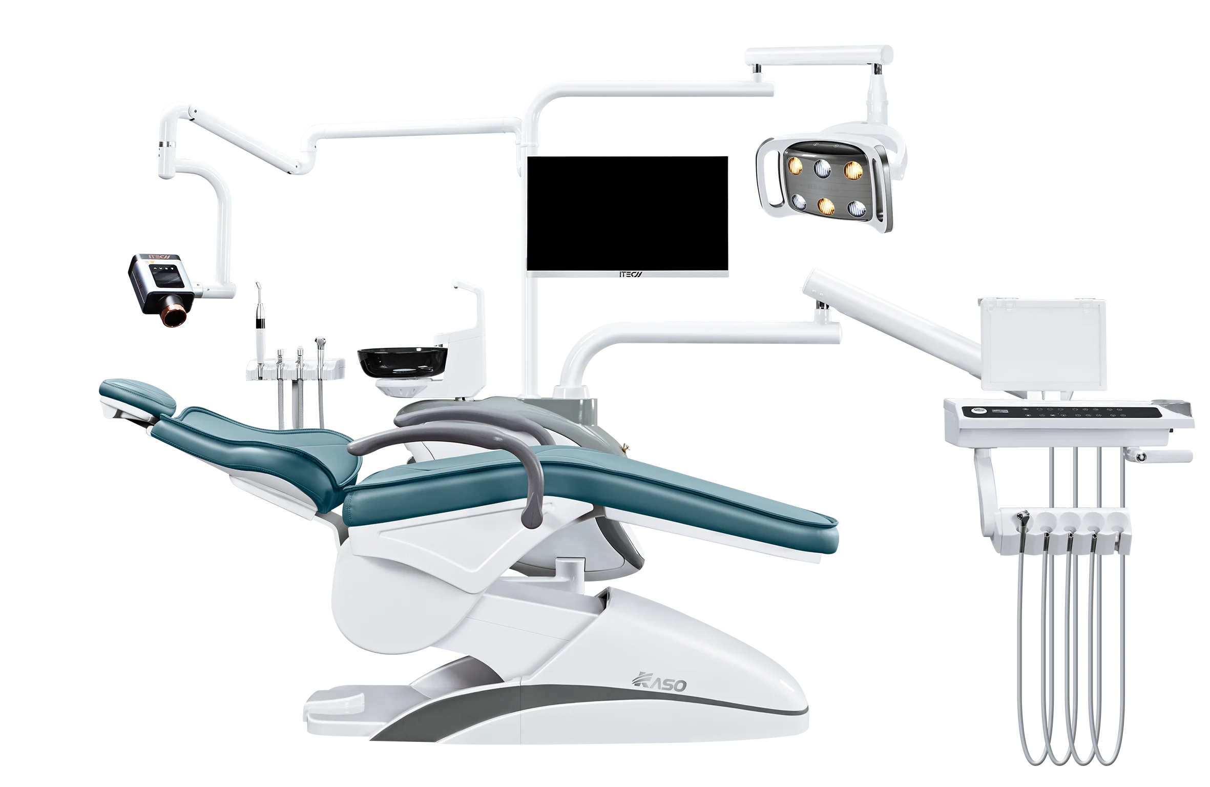 KASO Medical Luxury Dental Unit KS-R2 with Compensation Chair Frame ...