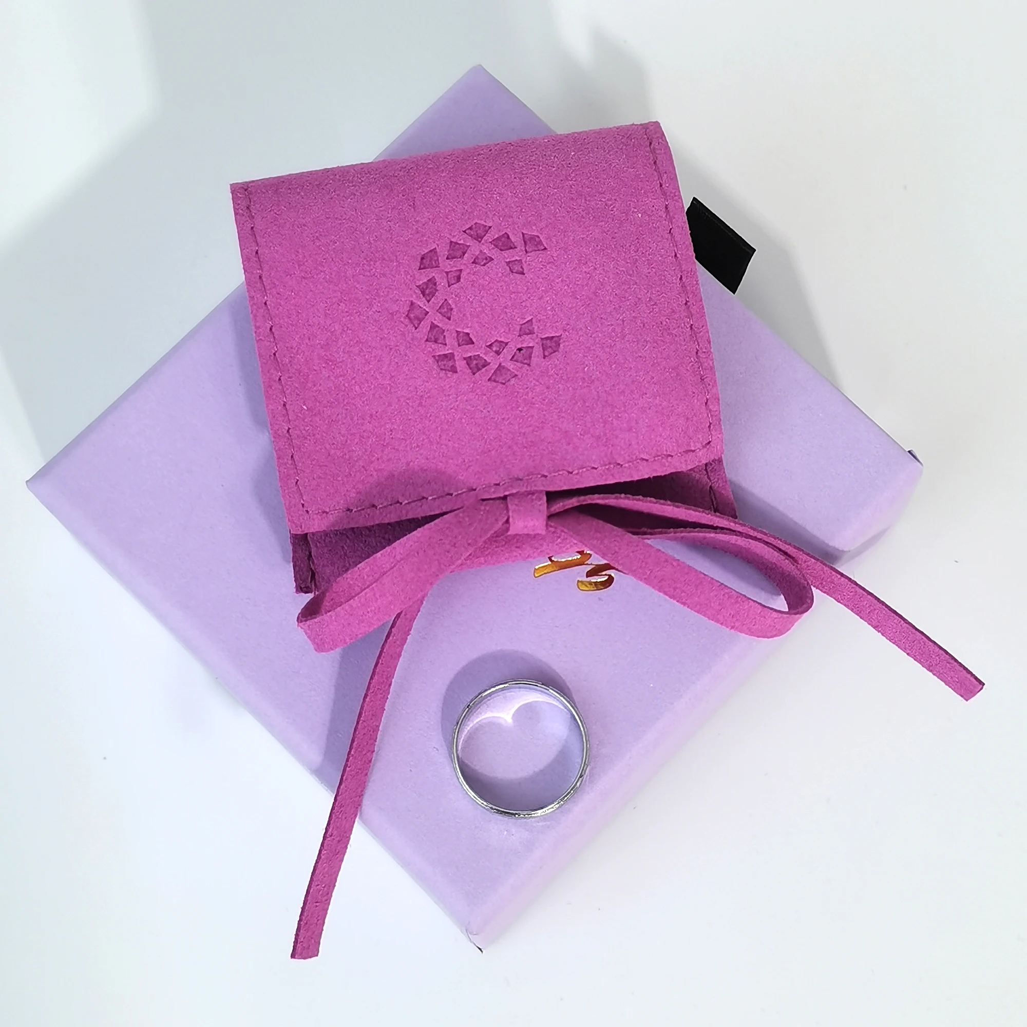 Eco Friendly Luxury Drawer Cardboard White Pink Black Small Necklace ...