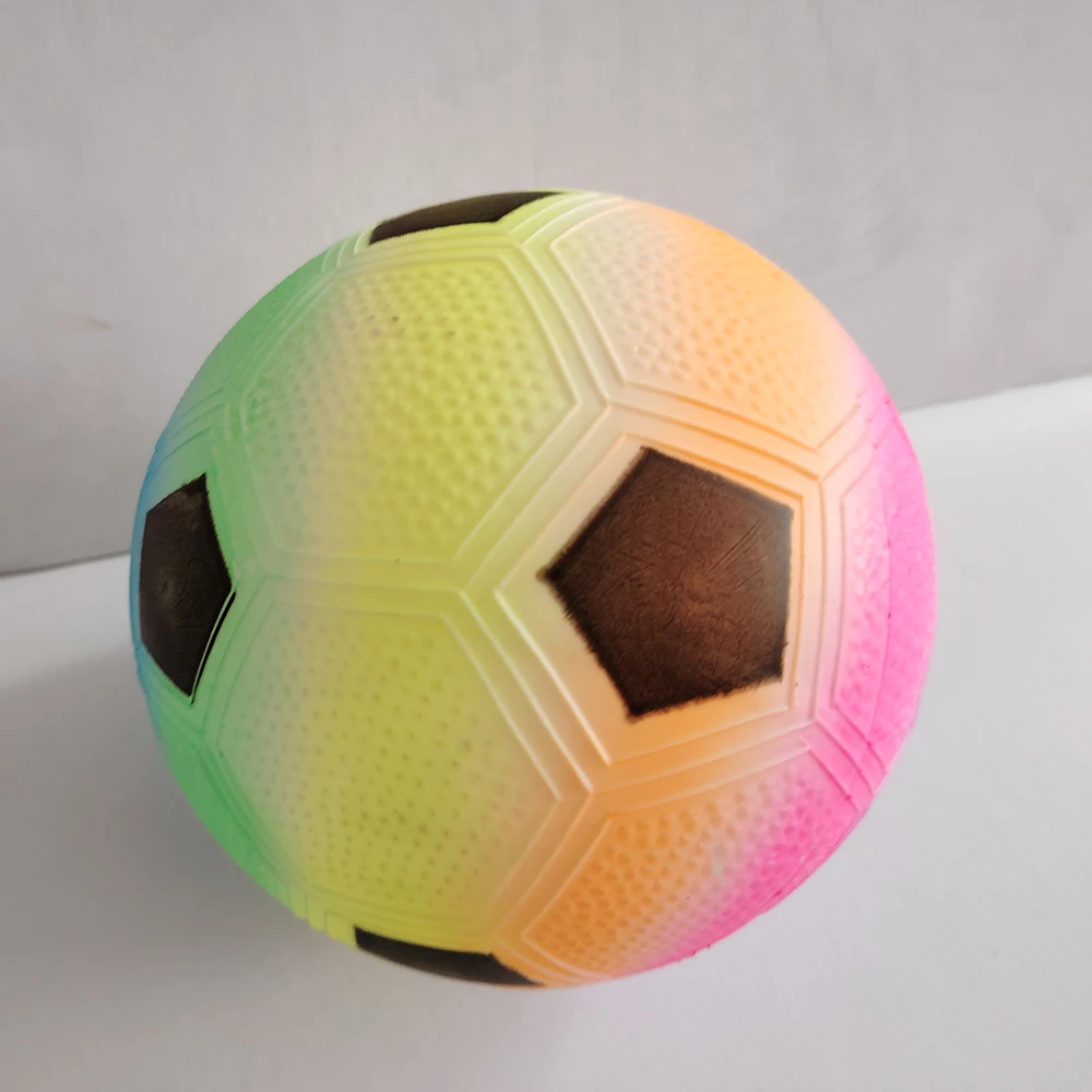 Kids 15CM PVC Soccer Ball Colorful Shockproof Football Bounce Toy for ...