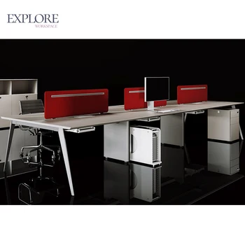 Modern Office Modular Secretary Workstation Desk Furniture Office Desk ...