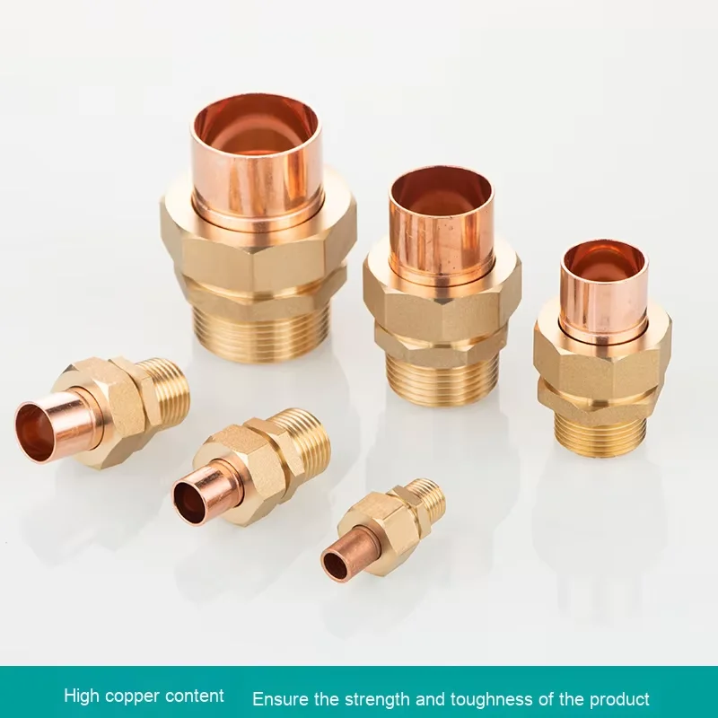 Purple Copper & Brass Air Conditioning Refrigeration Fittings External ...