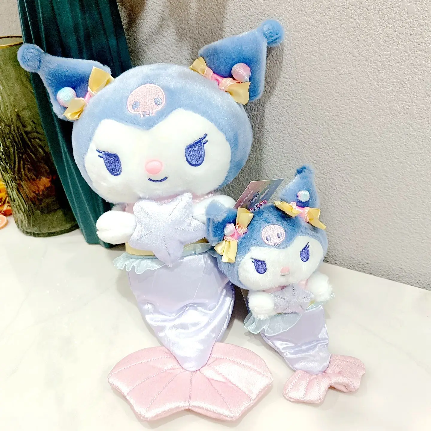 Cinnamoroll Ocean Mermaid Series Plush Toys Kuromi Melody Pacha Dog ...