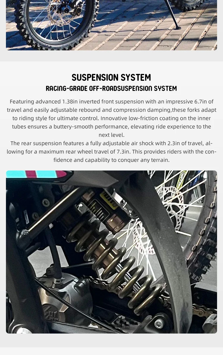 Sur Ron Hyperbee Electric Motorcycle 5000W Power and Smart Recovery for ...