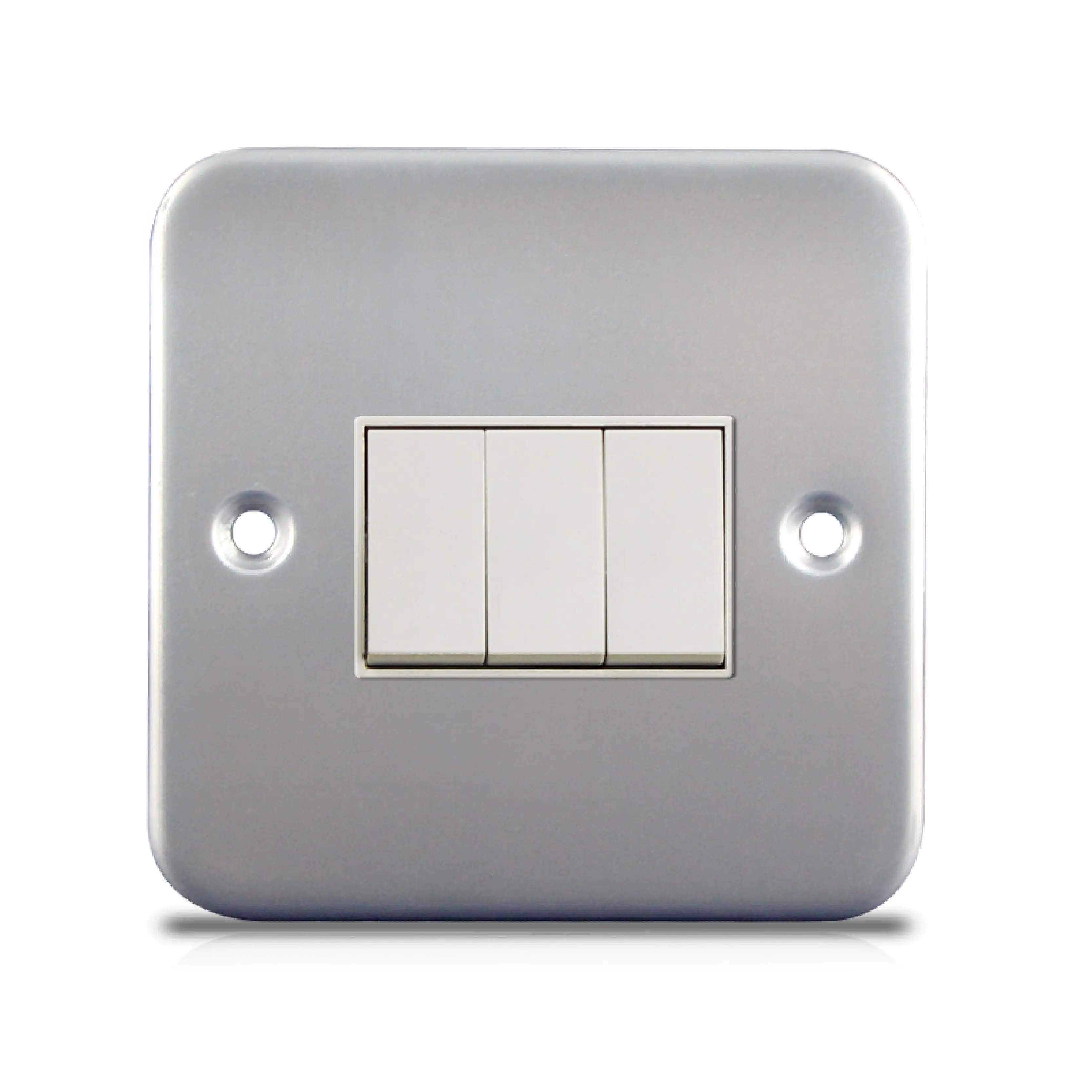 Metal Clad Range 3 Gang Switch With Box Metal Plate 86 Plate - Buy 3 ...
