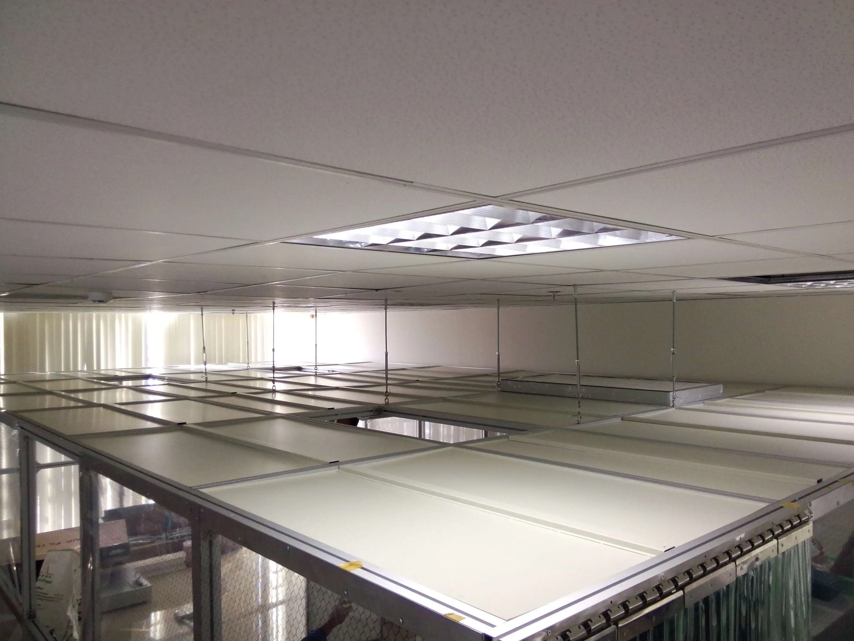 ISO 5 Class 100 Modular Cleanroom - CE Certified, HEPA H13 Efficiency ...