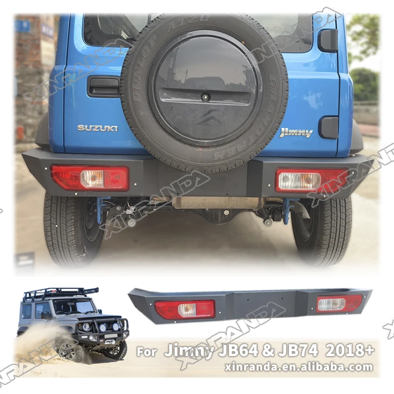 Jimny Accessories High Quality Aluminium Rear Bumper for Suzuki Jimny ...