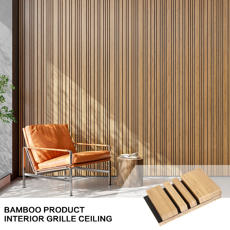 Curved Bamboo Fire Proof Bamboo Grille Screen Bamboo Ceiling Baffles ...
