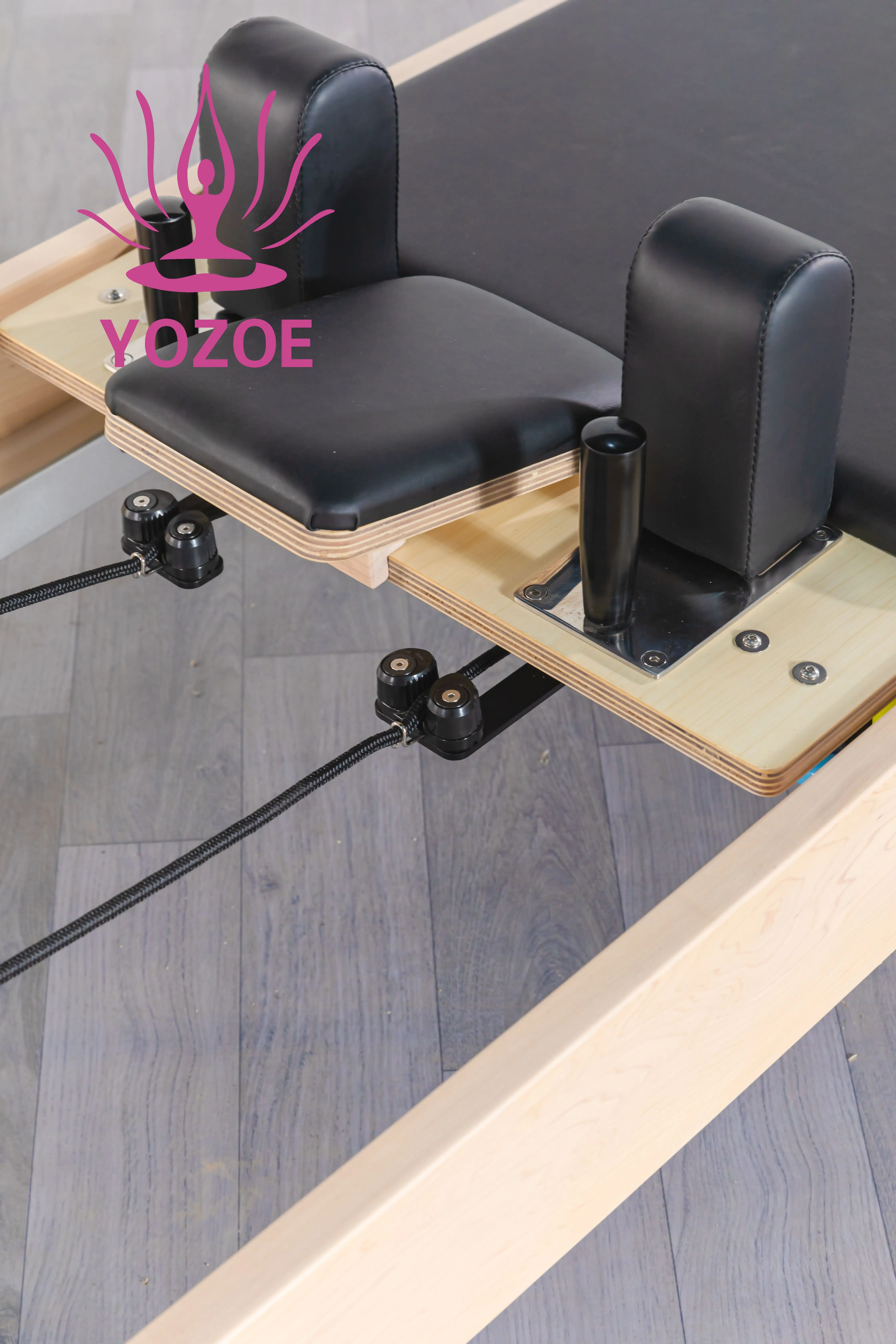 High Quality Pilates Studio Reformer White Maple Wood Reformer Pilates ...