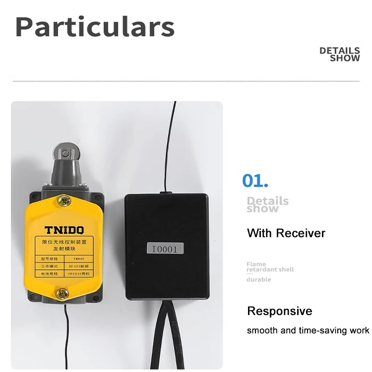 RF 433MHZ Wireless Control Limit Switch for Aerial Vehicles