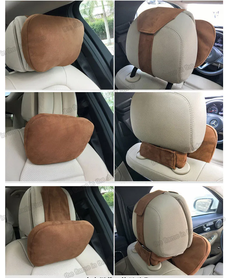 Car Seat Headrest Neck Pillow Rest For For Mercedes Benz Gls Gle Glc ...