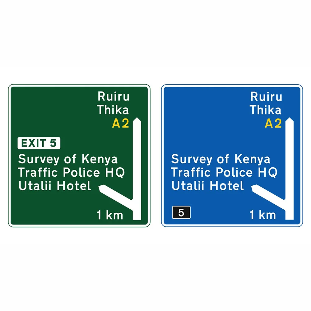 Custom Outdoor Metal Road Traffic Sign Plate Address Numbers