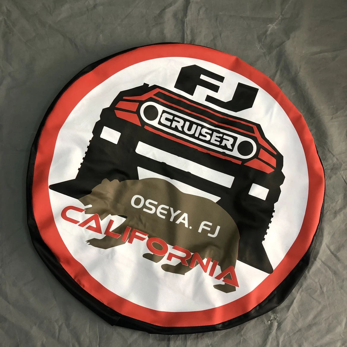 Car Spare Tire Cover For Toyota Fj Cruiser Pu Spare Tire Cover - Buy ...