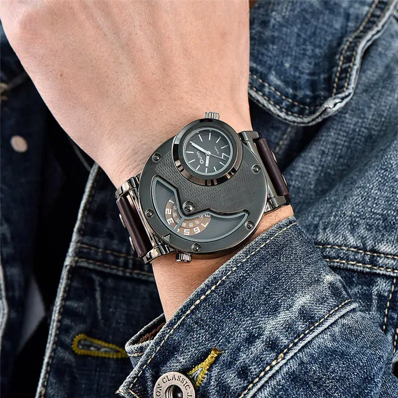 Shop Our Unique Dropshipping Mens Quartz Watch with PU Leather Band