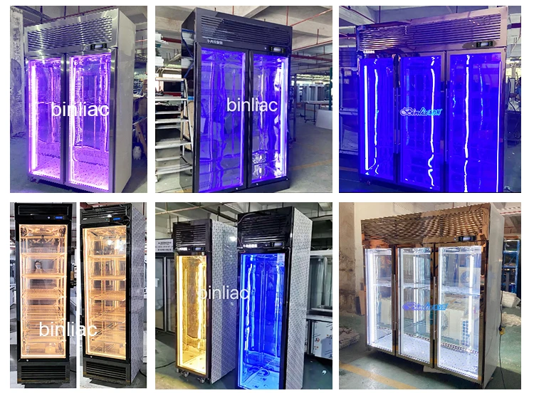 Deep Sea Fish Dry Aged Cabinet Air Cooler Display Showcase Refrigerator ...