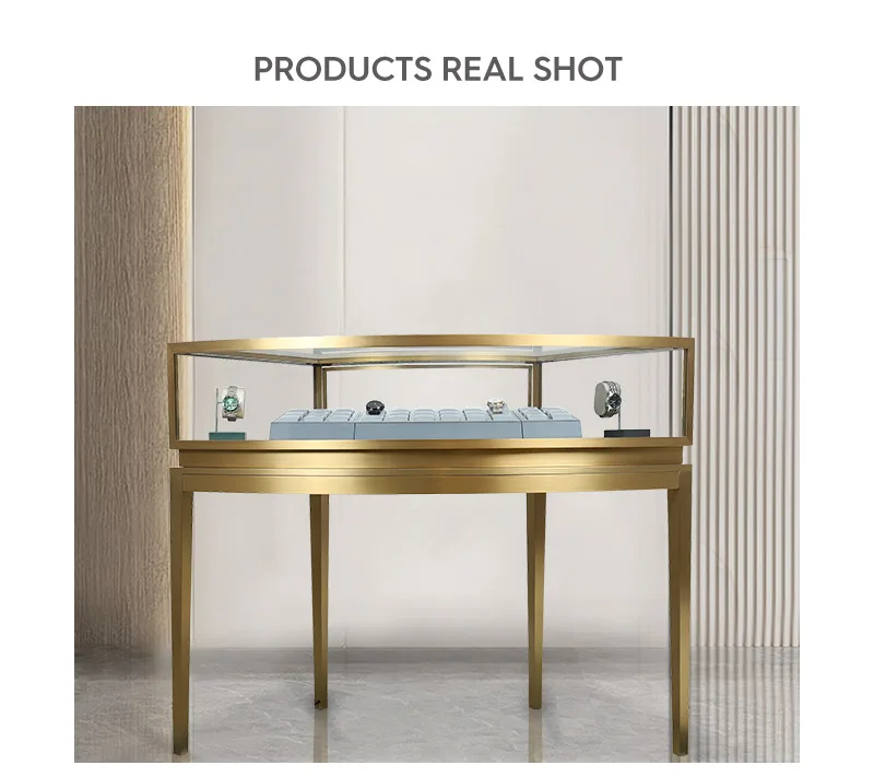 Metal+glass Showcase Custom Floor-standing Shop Display Stand Led Light ...