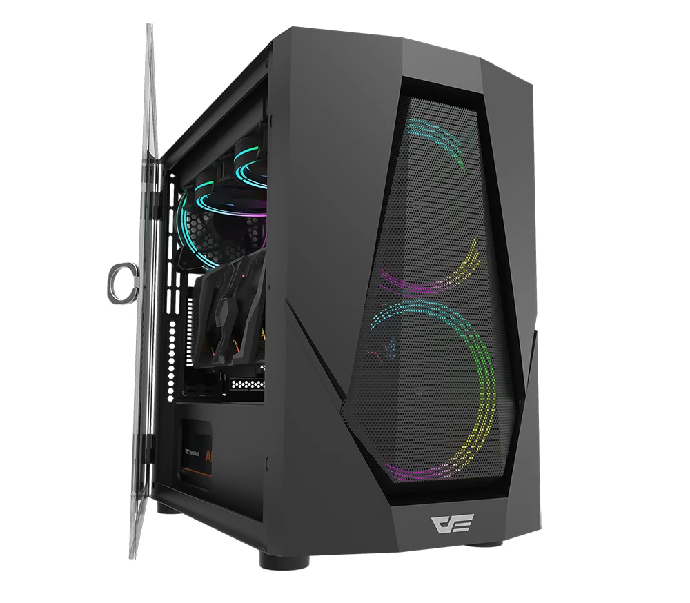 darkFlash Hinged side glass computer gaming case| Alibaba.com