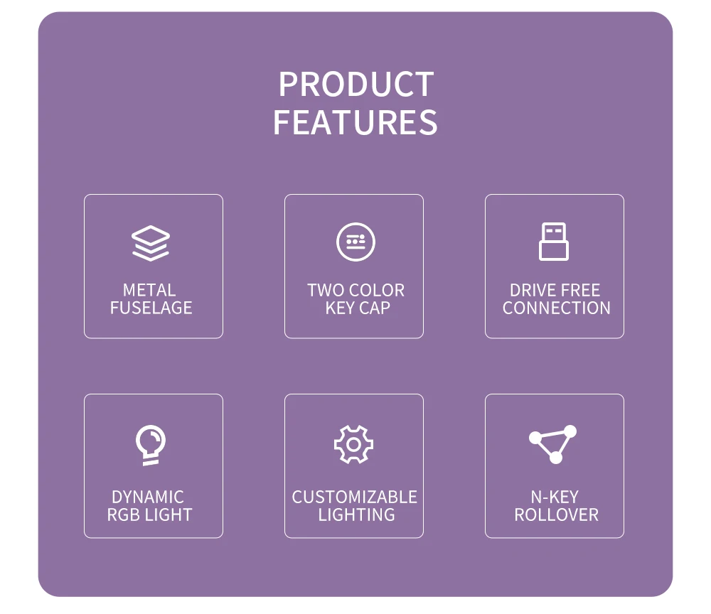 Zf 87 Keycaps Rgb Mechanical Keyboard Blue Switch Backlit Light Gaming ...