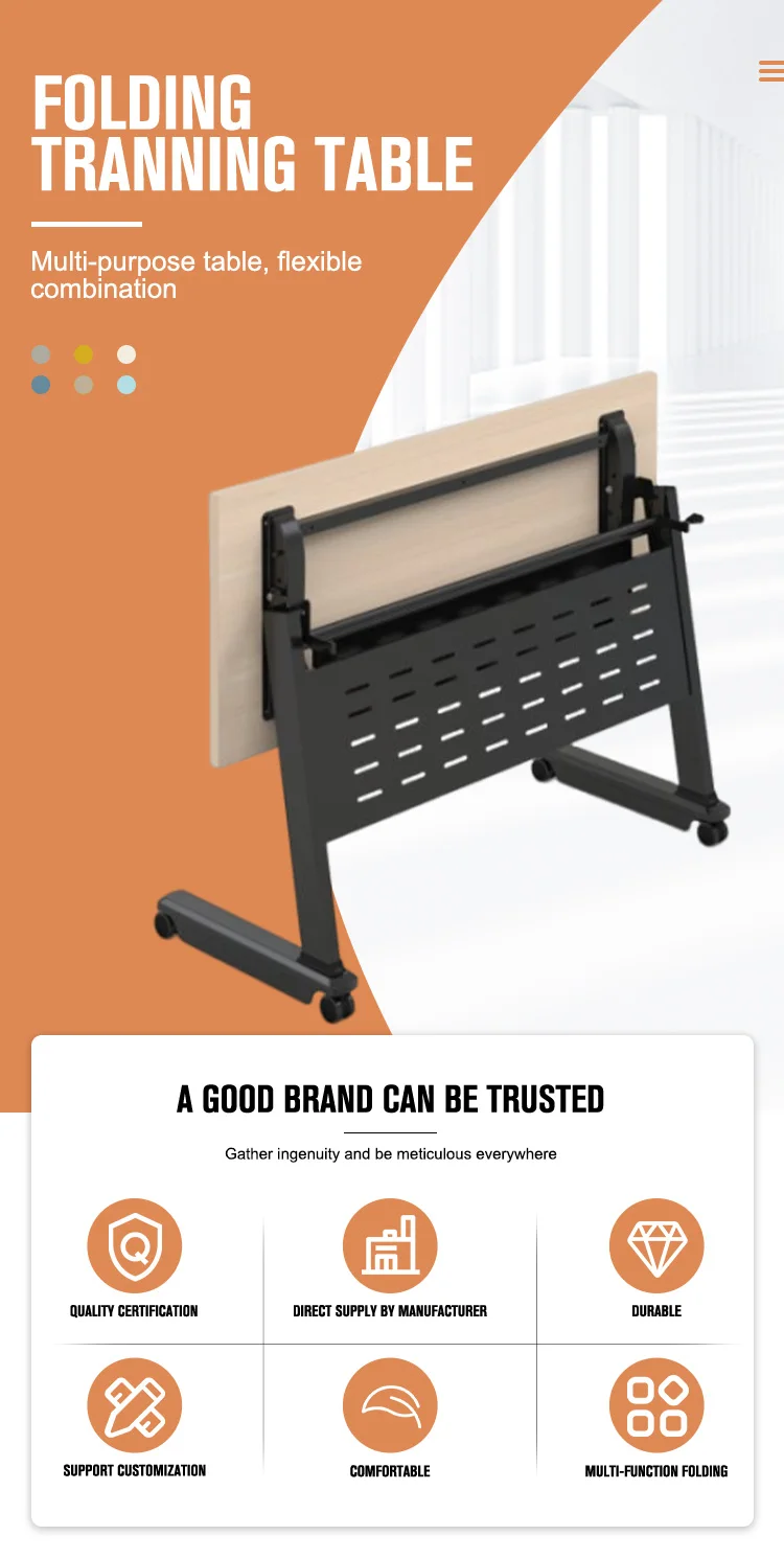 Modern Furniture Office Desk - High-Tech Foldable Table