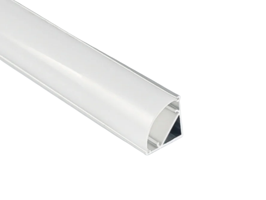 Super Slim 13*13mm LED Profile Aluminum - 45 Degree Anodized