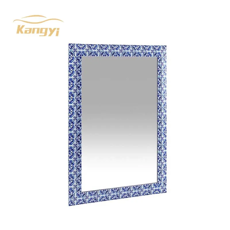 Luxury modern square silver mirror designed home furniture living room ...