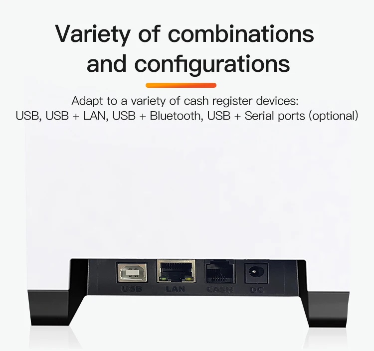 Supermarket Barcode QR Code Sticker Maker - 58MM Thermal Label Printer