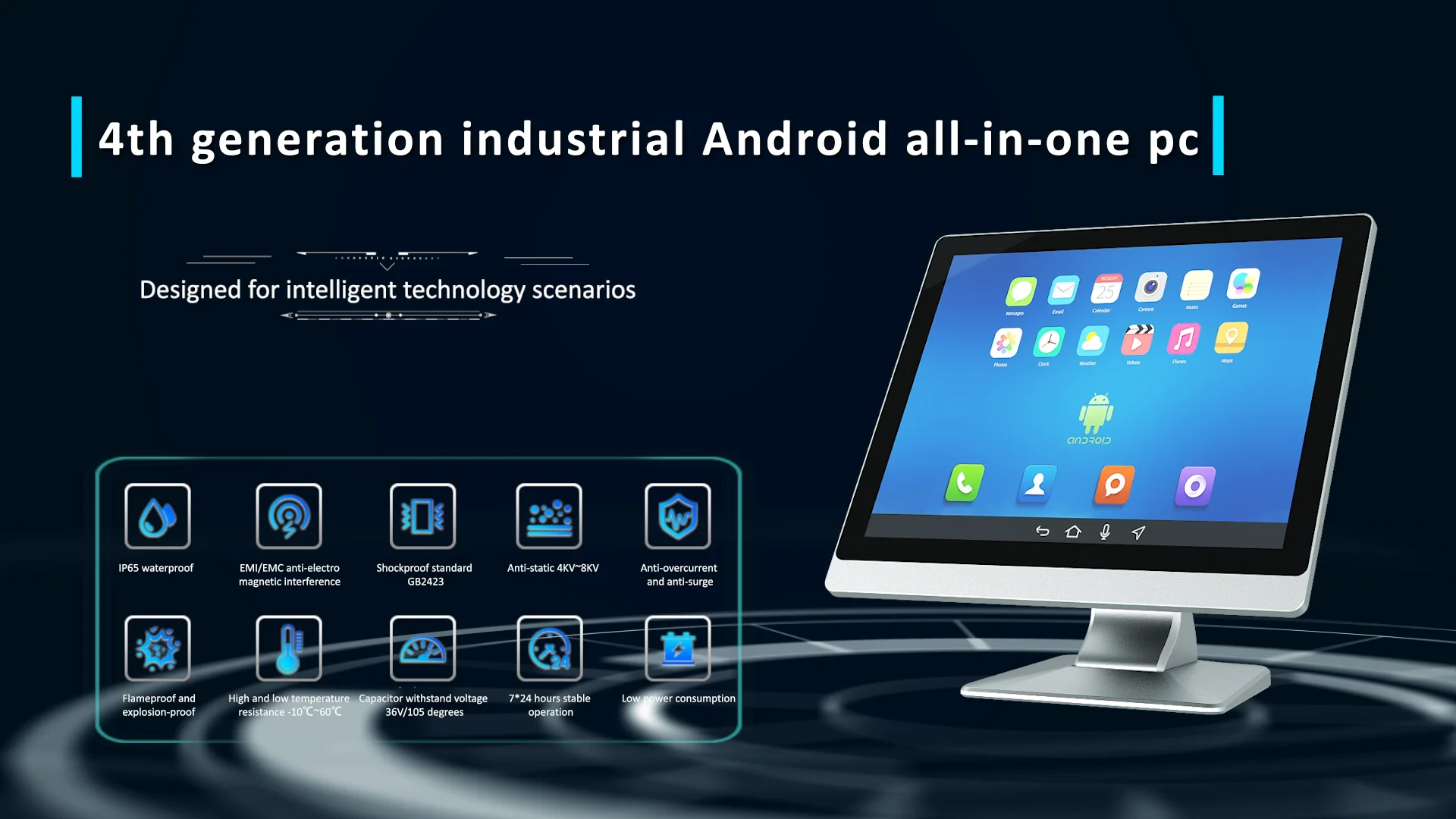 10 12 15 17 19 21 Inch Android All In One Pc 2000nits Ip65 Lcd ...