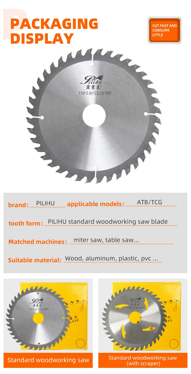 Circular 5inch 40T Standard Wood Cutting Saw Blade for Soft and Hard ...