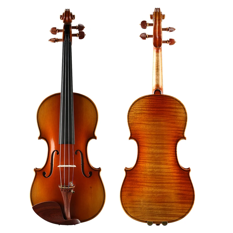 High Violines 4/4 Professional Flame Maple Violin For Music Shop ...