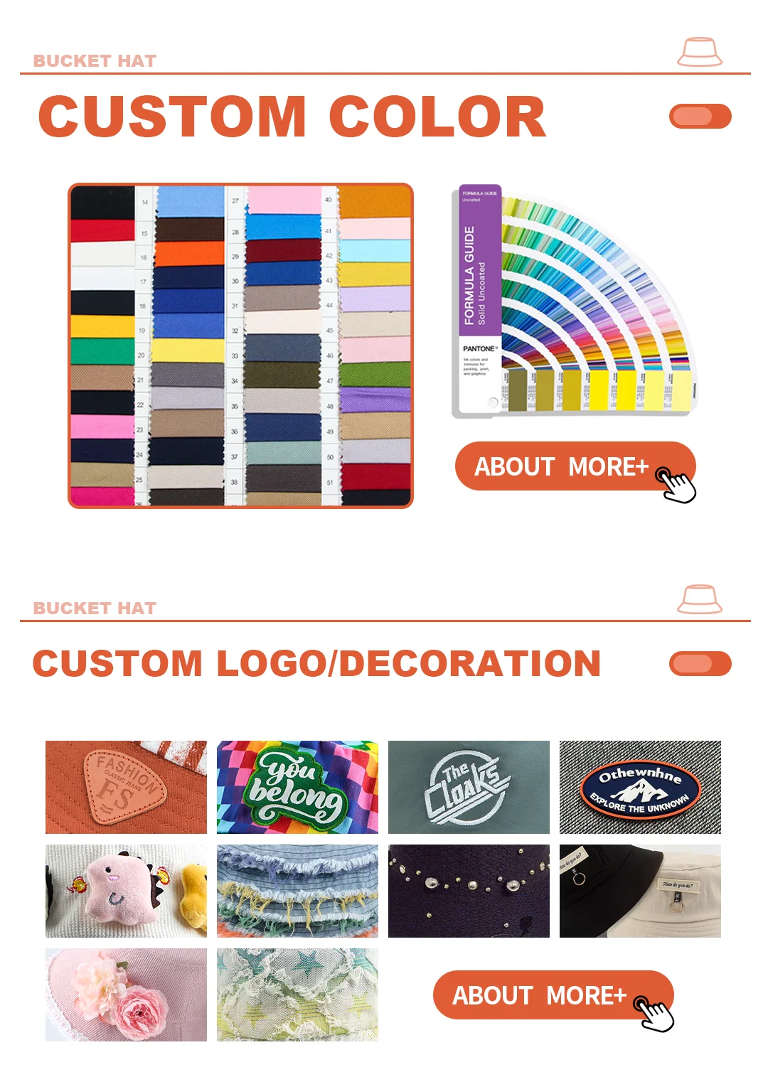 Wholesale Blank Tactical Boonie Hat with Custom Logo Bucket Wide Brim ...