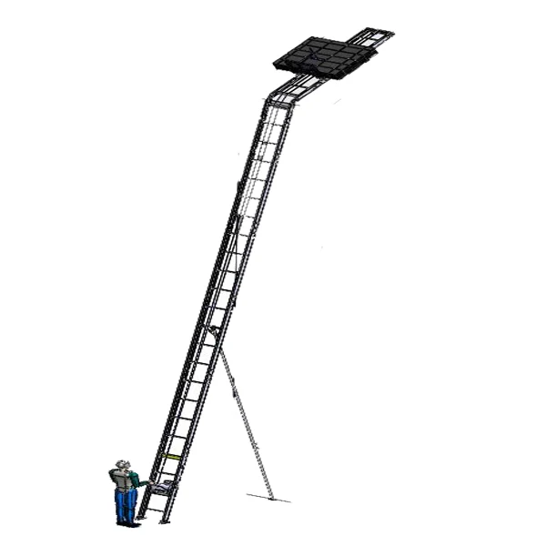 Hot Custom Automatic Alum Electric Ladder Lift Solar Panel Lifter ...