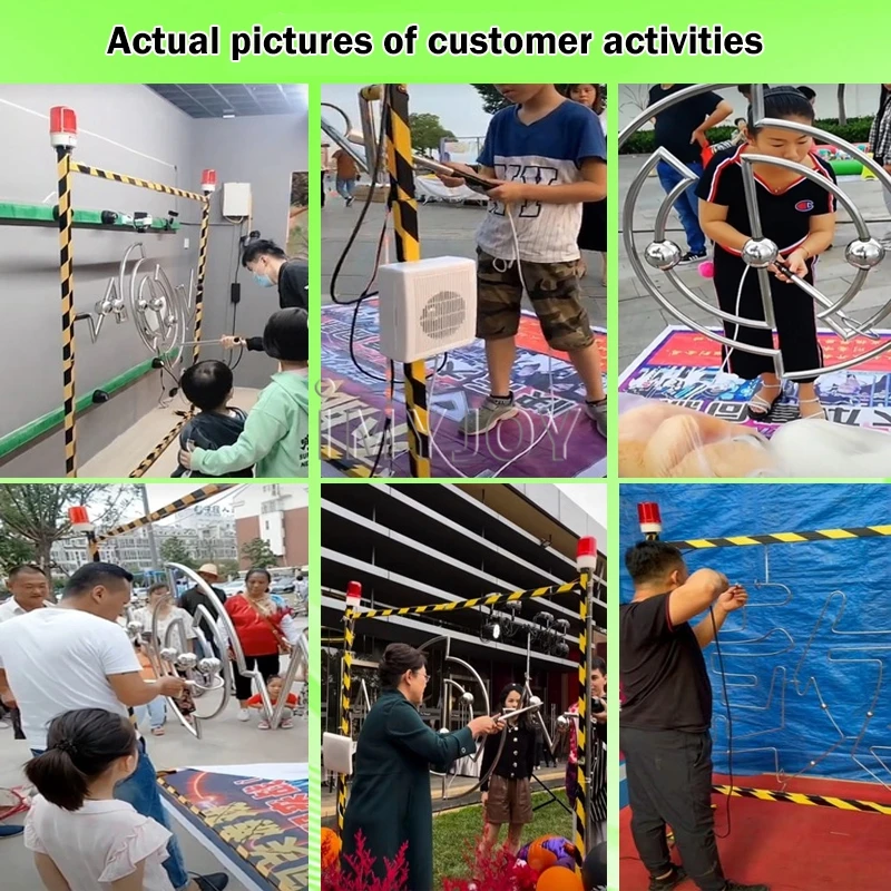 DIY Custom Giant Electric Dexterity Beat the Buzzer Game