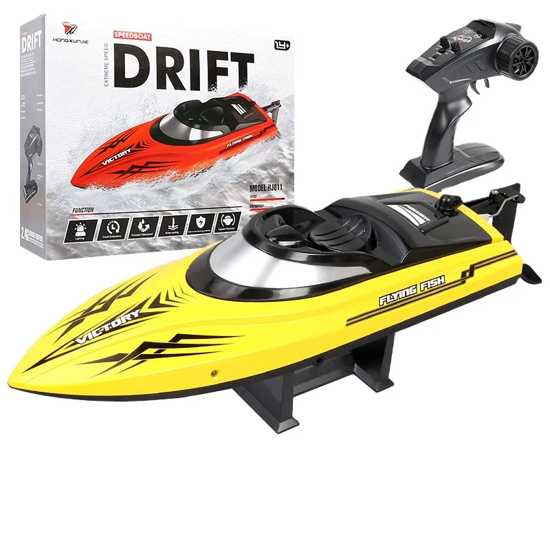 Hoshi Hj811 Rc Boat 2.4g 25km/h 4ch Ship 180 Flip Waterproof Remote ...