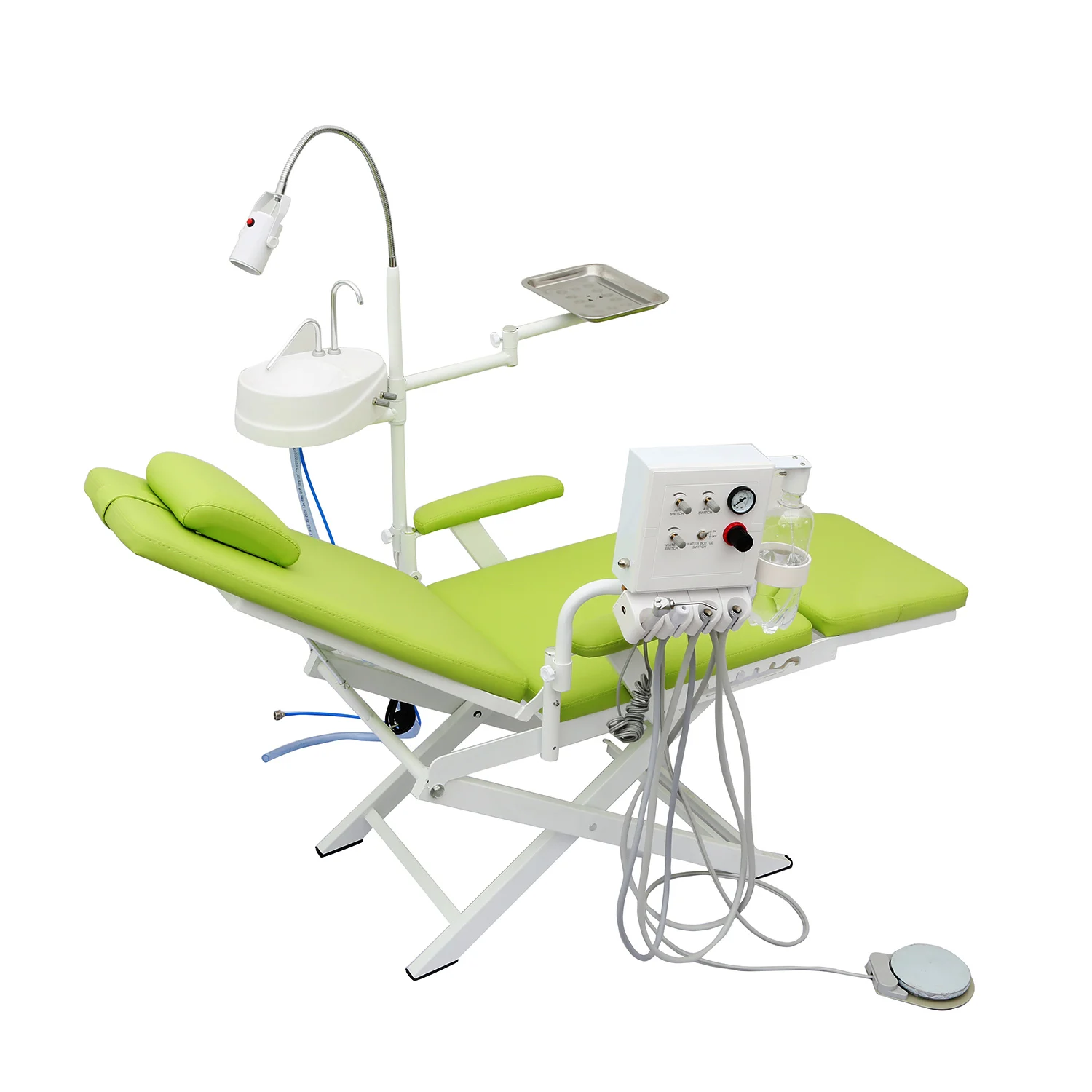 Folding Mobile Unit Turbine Portable Dental Chair - CE Approved