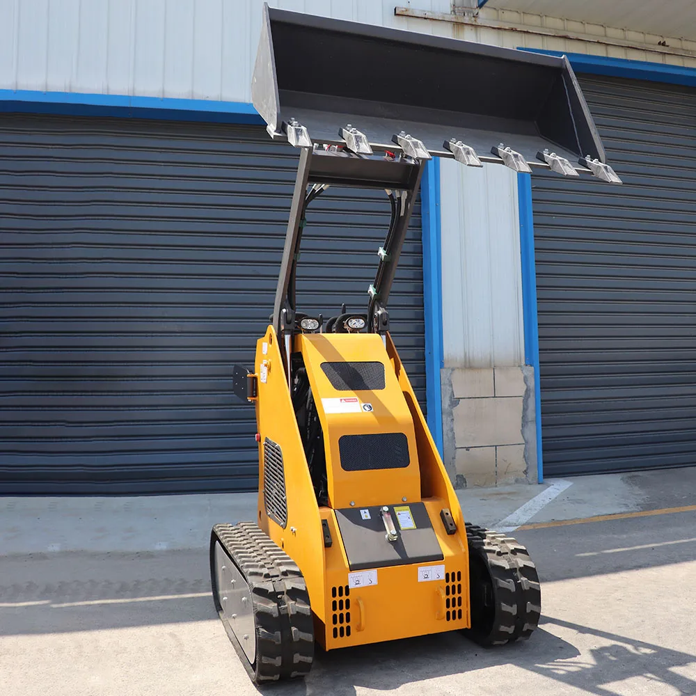 Mini Steer Loaders Hydraulic Skid Steer Rubber Track Earth-moving ...