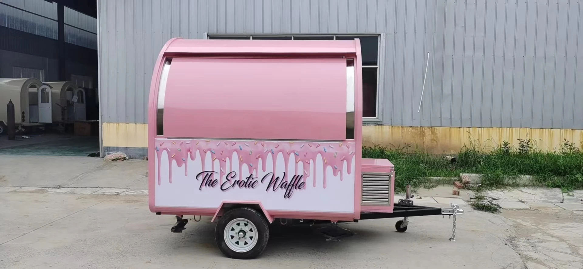 New Design Multipurpose Pink Food Cart for Commercial Use - Mobile ...