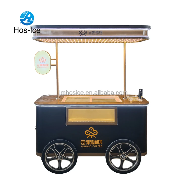 Waffle Carts Food Cart Ice Cream Push Carts /ice Cream Trolley/ice ...