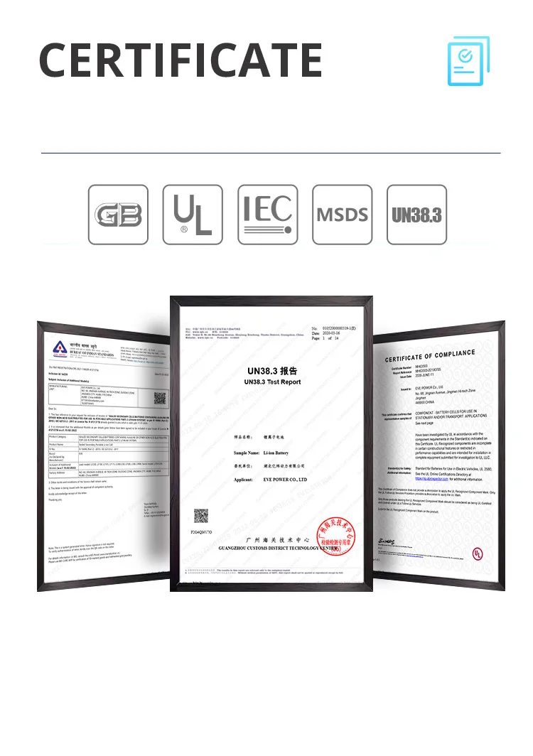 EVE LF105 Cell 25.6V 200ah 210ah 2P8S Lithium Lifepo4 Battery Pack ...